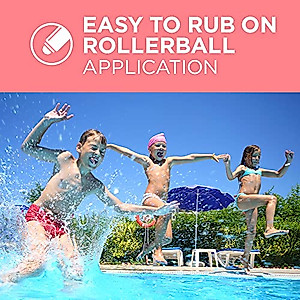 Coppertone Kids Roll-On Sunscreen with Blue Color, Zinc Oxide Sunscreen Lotion, Kids Tear Free Sunscreen, 2.5 fl oz bottle