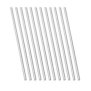 yeenelwboo 12 Pcs Clear Plastic Sticks Acrylic Dowel Rods Round Rod Transparent Acrylic Round Rod Solid Rod for DIY Projects