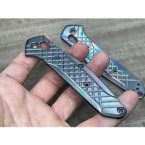 FRAG Oil Slick Black Zirconium Scales for Benchmade 940 Osborne