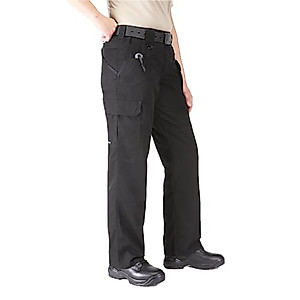 5.11 Tactical Women's Taclite Pro Ripstop Pants, Regular Fit, 8 Pockets, Style 64360, Black, Women's 20 Long