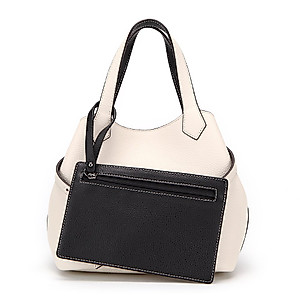 Palla Women's A-Bag Plus (REVERSIBLE) Ivory-Black, Small