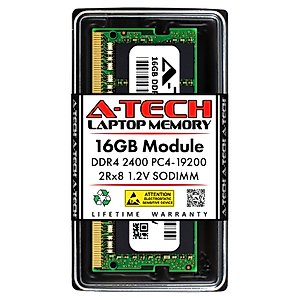 A-Tech 16GB RAM for Dell Latitude 7424, 5424, 5420 Rugged Laptop | DDR4 2400 MHz SODIMM PC4-19200 Memory Upgrade
