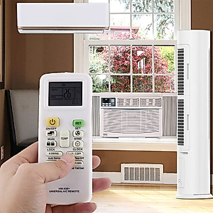 Tihebeyan Universal Air Conditioner Remote Control, Remote Control Replacement for Gree Midea LG Sharp Haier Toshiba Samsung Air Conditioning