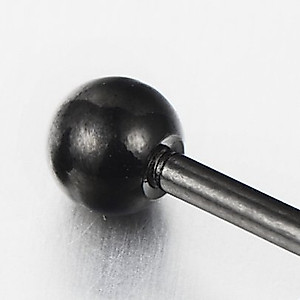 Black Stainless Steel Triangle Cubic Zirconia Stud Earrings for Men Women, Screw Back Post, 2pcs