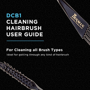 Denman Hairbrush Cleaning Brush for Effective Hairbrush Cleaning, DBC1