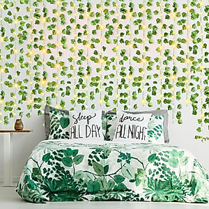 72 Pcs 496 Feet Fake Vines Fake Ivy Leaves Artificial Ivy Garland Greenery Vines Hanging Plants for Bedroom Party Wedding Christmas Halloween Garden Home Office Kitchen Wall Decoration