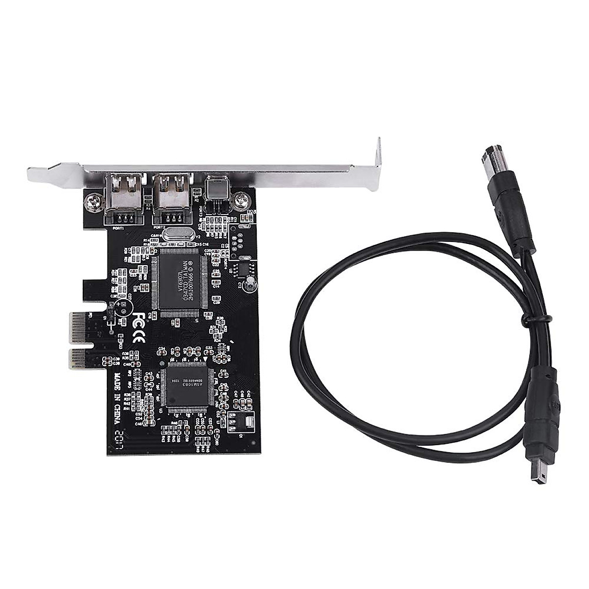 800Mbps PCI-E Express Card, 1394a IEEE 1394b Controller Card with Firewire Cable, for Video,Audio ,Industrial Cameras,Video Cameras