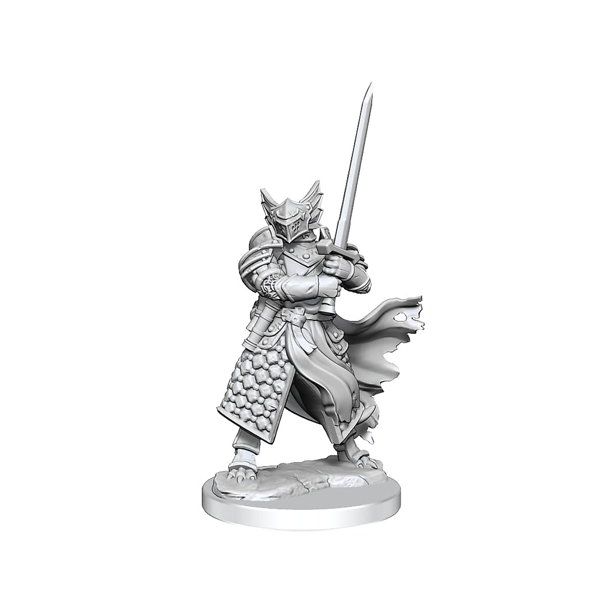 D&D Frameworks: Dragonborn Paladin Male - Unpainted and Unassembled