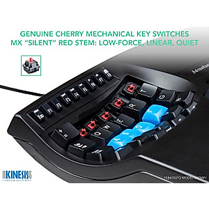 KINESIS Advantage2 Quiet LF Ergonomic USB Keyboard (KB600LFQ)