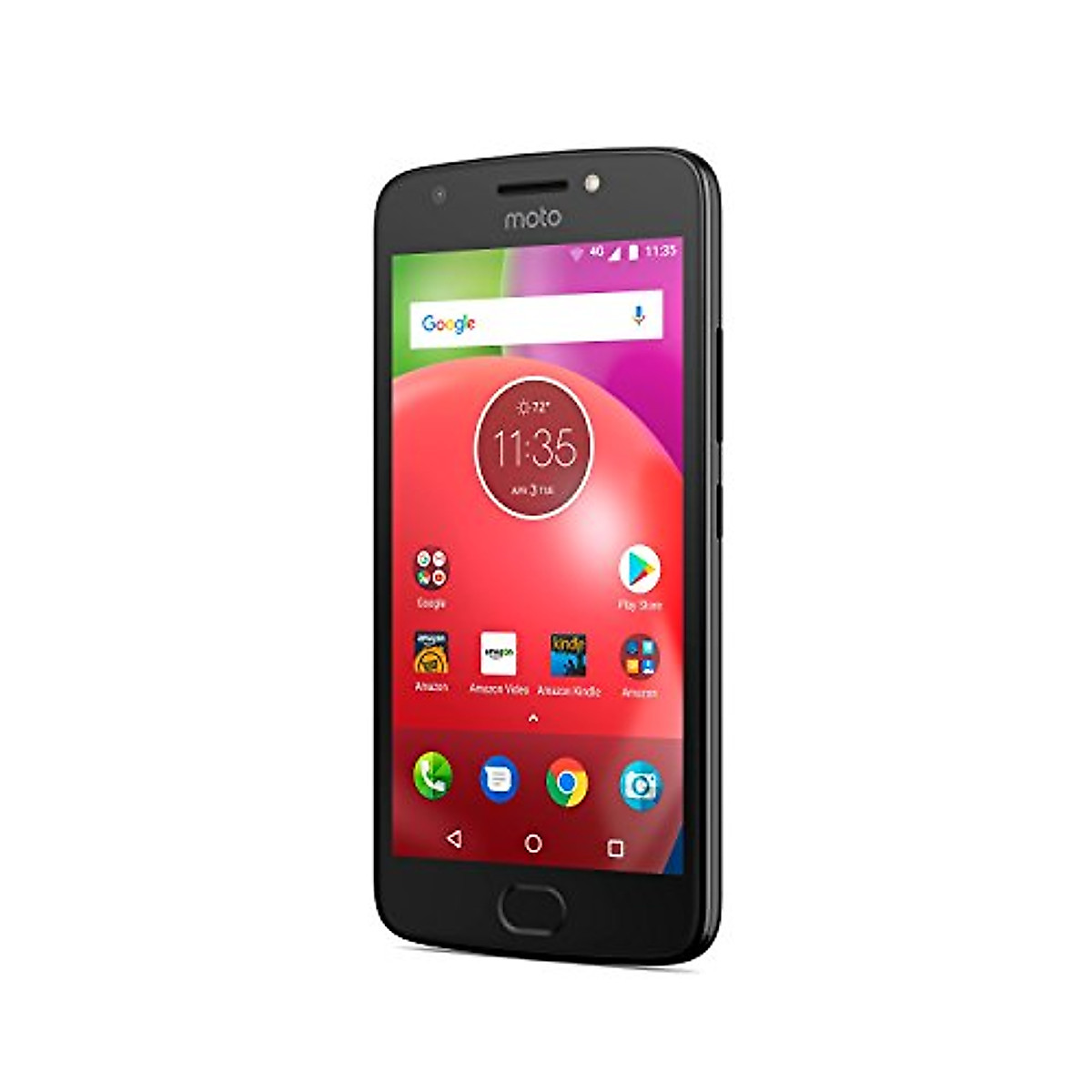 Moto E (4th Generation) - 16 GB - Unlocked (AT&T/Sprint/T-Mobile/Verizon) - Black - Prime Exclusive - with Lockscreen Offers & Ads