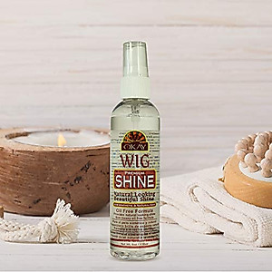 OKAY WIG SHINE OIL FREE FORMULA 4oz/118ml