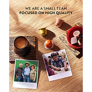 ROSSO CAFFE Espresso Capsules for Nespresso Machines - 120 Coffee Pods Flavor Pack - Vanilla, Caramel, Creme Brulee - Premium Aluminium Capsules - Medium Roast