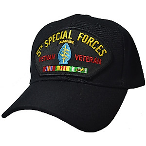 Military Productions 5th Special Forces Vietnam Veteran Cap Black