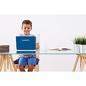Lexibook - Educational and Bilingual Laptop Spanish/English - Toy for Child Kid (Boys & Girls) 130 Activities, Learn Play Games and Music - Blue - JC798i2