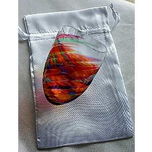 Jewish Wedding Glass to Break - Blue and Purple