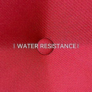 Joyside Outdoor 360 Degree Swivel Rocker Patio Chairs Sets of 2 and Matching Side Table - 3 Piece Wicker Patio Bistro Set Patio Swivel Rocker Chairs with Olefin Fabric Cushion(Brown/Red)