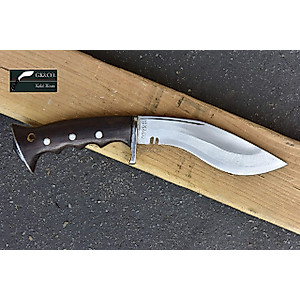GK&CO. Kukri House Genuine kukri/khukuri - 6 Inch Iraqi Panawal Angkhola Gripper Handle Black Sheath Hand Made in Nepal…