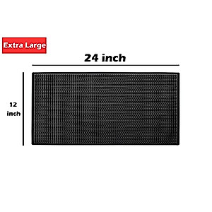 AltraTech Dish Drying Mat Silicone Drying Mat Dish Mat Dishwasher Safe For Kitchen, Bars (24“ x 12“)