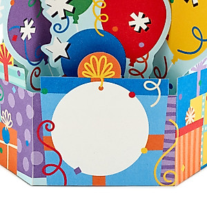 Hallmark Paper Wonder Pack of Pop Up Birthday Cards, Balloons and Cake (8 3D Cards and Envelopes)