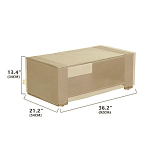 Baner Garden Patio Furniture Covers,Outdoor Furniture Cover Waterproof,Patio Furniture Set Covers for 4 Piece Outdoor Conversation Set,Patio Covers Set Beige