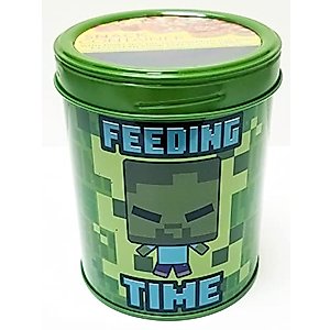 The Tin Box Company Minecraft Food Safe, BPA Free - Snack Container w/Screw Top
