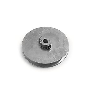 Terre Products - V-Groove/V-Belt Drive Pulley, 5'' Outside Diameter, 1/2" Bore, Die Cast, Z3A Zinc Alloy, Compatible Replacement for Chicago Die Cast 500A