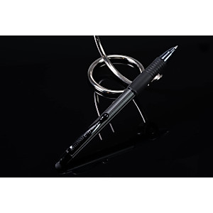 PILOT G2 Pen Stylus Fine Black Ink with Gray Barrel 2-Pack (34309)