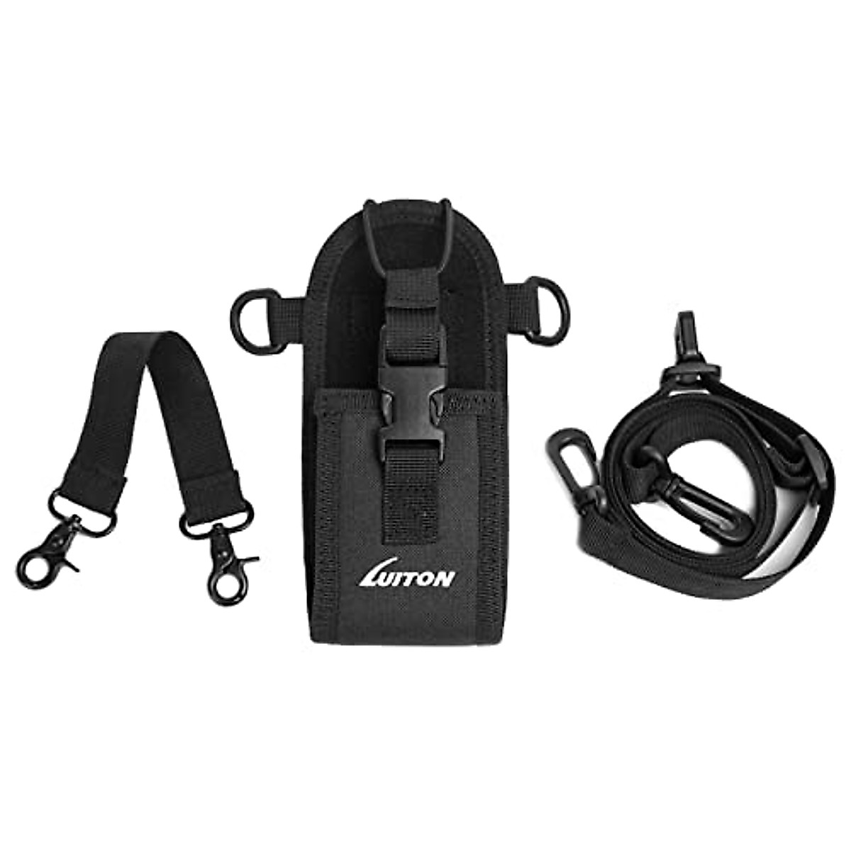 Radio Holster Radio Strap Firefighter EMS EMT Bundle Set Includes Anti-Sway Strap for Radio Strap,Radio Holder,Shoulder Strap Fits for Two-Way Ham Walkie Talkie Radio Scanner