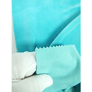 Stretch Mochi Plush Minky Fabric Hug-Z™ by The Yard DIY Baby Blankets Decor Clothing Snuggle (Light Gray)