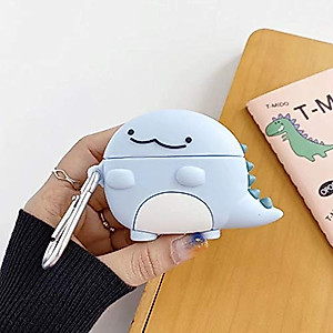 Gtinna for AirPods Pro Case(2019),3D Funny Cartoon Cute Cool Design AirPods Pro Case,Accessories Carabiner Protective Fashion Character Skin Soft Silicone Cover for Apple AirPods Pro (Dragon)
