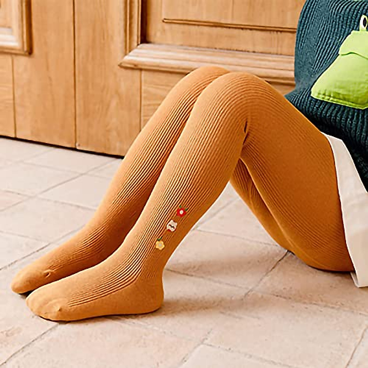 Baby Girls Cotton Tights Cable Knit Leggings Stockings Pants Soft Warm Pantyhose for Toddler Kid 1-6T