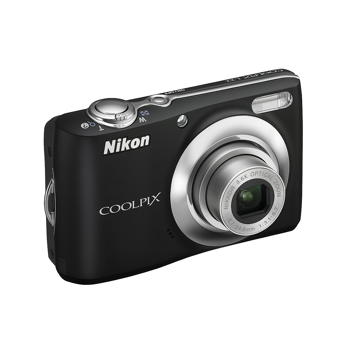 Nikon Coolpix L22 12.0MP Digital Camera with 3.6x Optical Zoom and 3.0-Inch LCD (Black) (OLD MODEL)