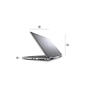 Dell Precision 7740 Workstation Laptop | 17.3" 1920x1080 FHD | Core i5-9400H - 1TB HDD + 256GB SSD Hard Drive - 16GB RAM | cores @ 4.3 GHz Win 10 Pro Silver (Renewed)