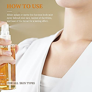 Vital Luxury Body Mist Set, Travel Size Spray Bottle, Long Lasting Perfume Gift Sets, Fragrance Mist for Men & Women, Dreamy Glow, Pack Of 2, 3 Fl Oz Each