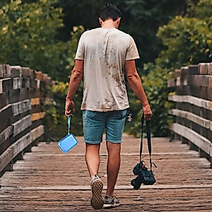 Case Compatible with Canon Ivy 2/ for Ivy Mini Photo Printer/for Canon Ivy CLIQ+/CLIQ 2/ CLIQ+2 Instant Camera Printer, Portable Bluetooth Photo Printer Storage Holder for Paper and Cable-Blue