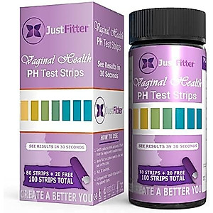 Just Fitter Vaginal pH Test. pH Balance Test Strips for Women. This Vaginal pH Test Helps Detect BV Bacterial Vaginosis or Vaginal Infection. Feminine pH Test Strip, a Must Have for Womens pH Balance