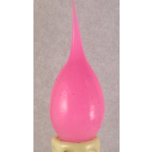 On The Bright Side Primitive Silicone Dipped 5 Watt Light Bulb - Pack of 6 - Pink