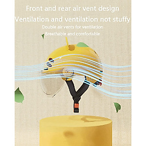 Children's Cat Ears Motorcycle Half Helmet, Retro Electric Open Face Scooter Helmet with Visor DOT Approved Anti-Collision Bike Moped Cruiser ATV Street Helmet for Youth Kids -C