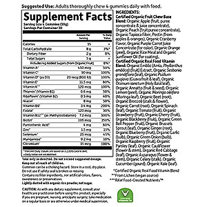 Garden of Life mykind Organics Men's Gummy Vitamins Multi Berry, 120 Count