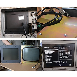 DEJUN 12.1" LCD Screen Monitors for HAAS VF System 93-5220C 93-5222 93-5222A 28HM-NM4 9 Pin CRT Monitors