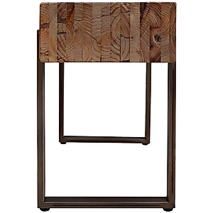 Southern Enterprises Dunlin Bench, Brown