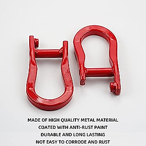 Front Tow Hooks Compatible with 2007-2019 Chevy Silverado GMC Sierra 1500 2019 Chevy Silverado GMC Sierra 1500 LD Replace 84192871