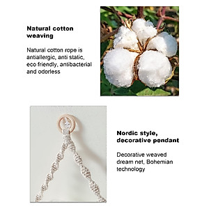 Handmade Paper Towel Holder,Boho Cotton Rope Macrame Toilet Paper Towel Rack,Paper Towel Hanging for Kitchen Bathroom