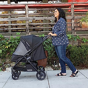 Baby Trend Passport Carriage Travel System DLX (with Ez-Lift Plus), Uptown Black