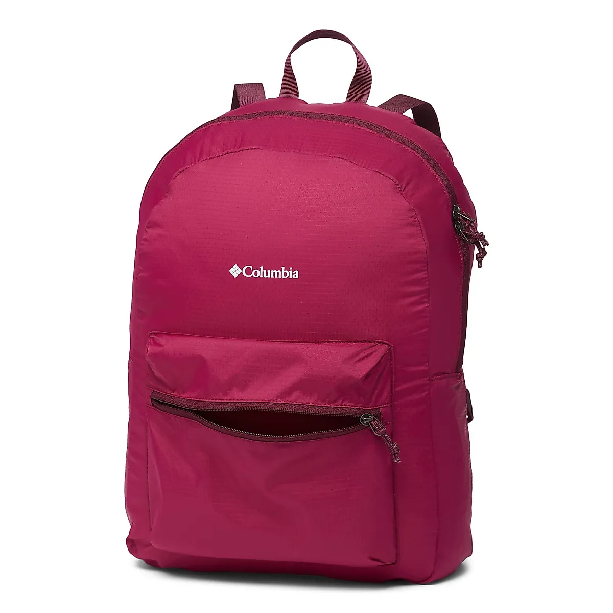 Columbia Unisex Lightweight Packable 21L Backpack, Red Onion, One Size