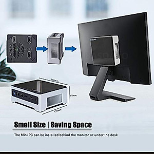 BASOARO Windows 11 Pro Micro Computer, Mini Desktop PC i7 9750H, 16G DDR4 RAM 1TB SSD, Mini PC, Gigabit LAN, HD, DP, USB3.0, BT, Dual Band WiFi, Small Desktop PC for Office