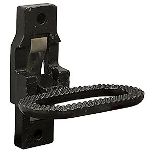 Buyers Products B2797BPC Folding Safety Step And Handle With Safety Storage, Black E-Coat Finish, Multi-Purpose Step And Grab Handle For Trucks, Trailers, Busses & RVs