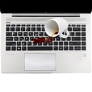 Keyboard Cover for 14" HP ProBook 440 445 G9 G5 G6 G7 G8 G10, HP ProBook 430 G5, HP ProBook x360 440 G1, HP ProBook 640 G4 G5 G7 G8 Keyboard Protective Skin (Not fit 430/440/640 G1 G2 G3) -Black