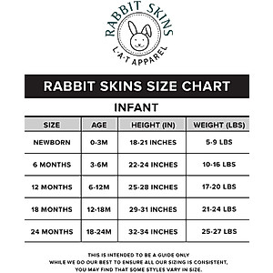 Rabbit Skins Baby Bodysuit Girl & Boy | Newborn 0-3 Months to 24 Month Toddler, Snap Easy Closure, Carolina Blue, 12 Months
