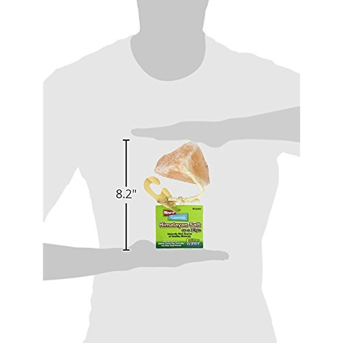 Ware Manufacturing Himalayan Salt On A Rope Small Pet Chew Treat